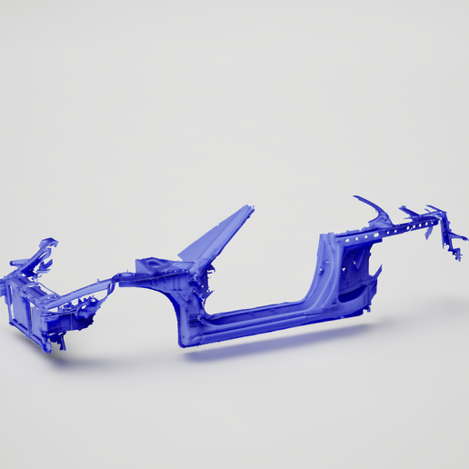 🚗 Toyota MR-S Chassis 3D scan Side section・ STL File for 3D printing・Cults