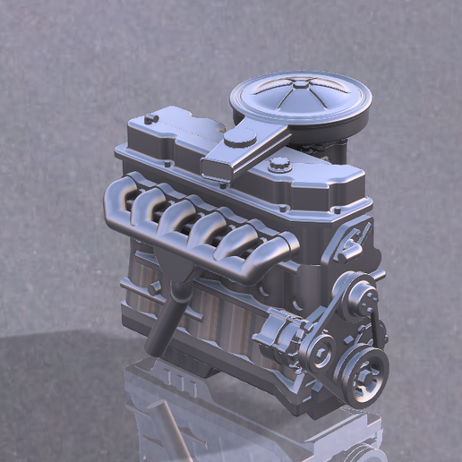 STL file Ford 250 Cross Flow Motor - STL File for 3D Printing 🚙 ...