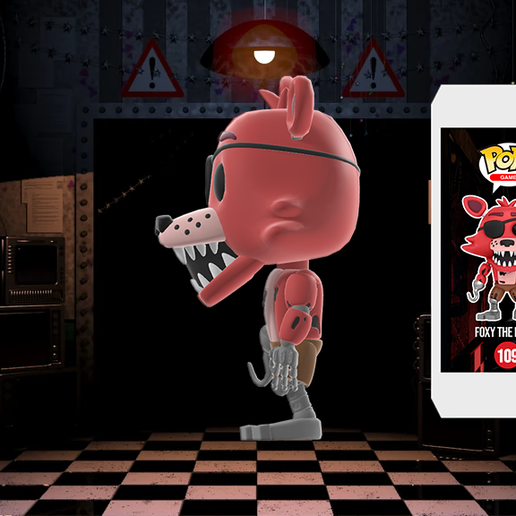 🏴‍☠️ FUNKO POP FOXY THE PIRATE・ STL File for 3D printing・Cults