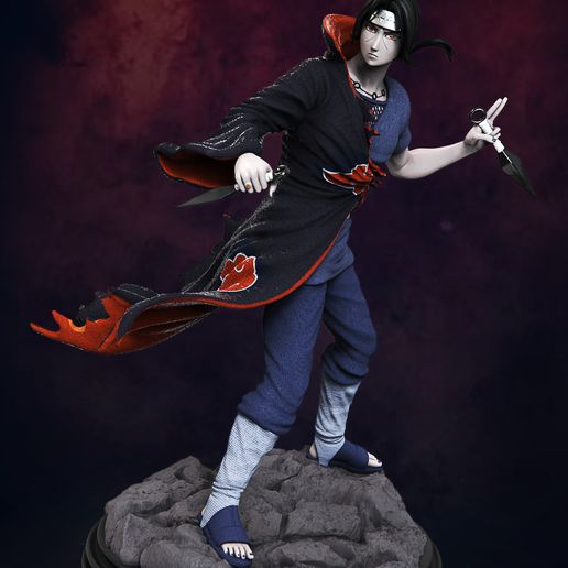 👾 Itachi Uchiha・ STL File for 3D printing・Cults
