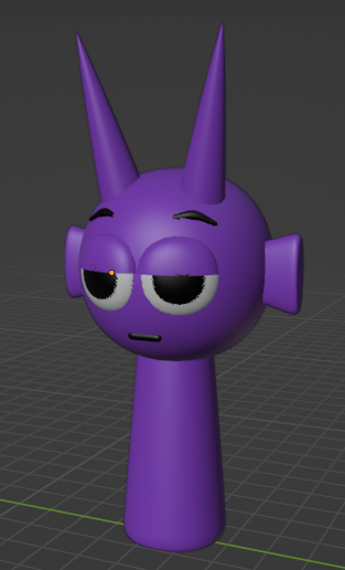 STL file Purple (Durple) Incredibox Sprunki 🎲 ・3D printer design to ...