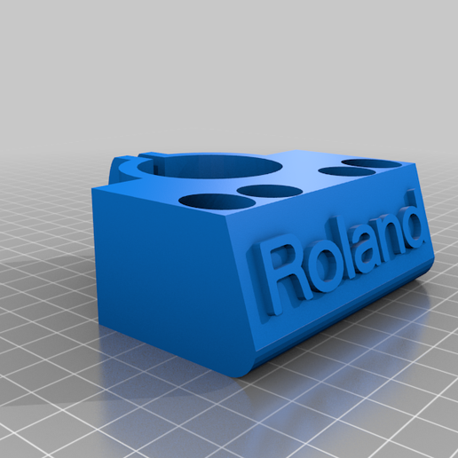 🥁 Roland・Free STL File for ・Cults