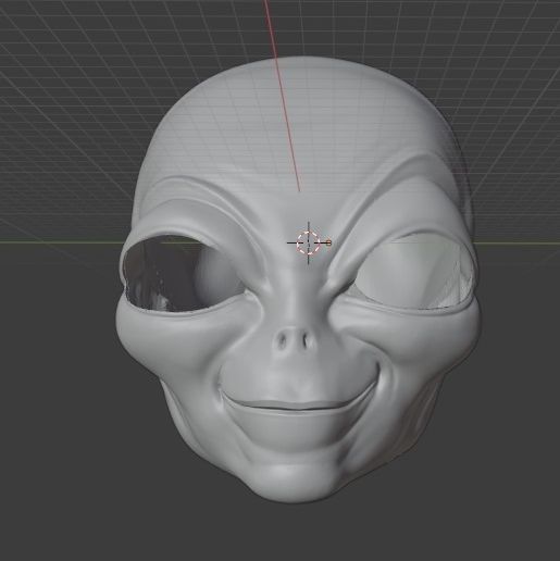 👽 Alien Head (cosplay,head)・ STL File for 3D printing・Cults