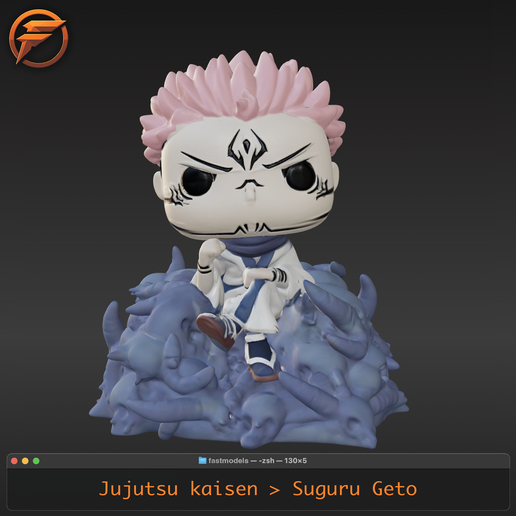 STL file SUKUNA JUJUTSU KAISEN 🗿 ・3D printer design to download・Cults