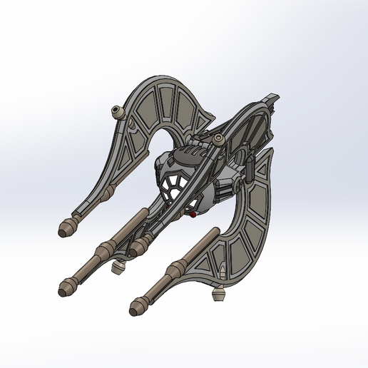 🚀 Chiss ClawCraft Fighter, StarWars・Free STL File for 3D printing・Cults