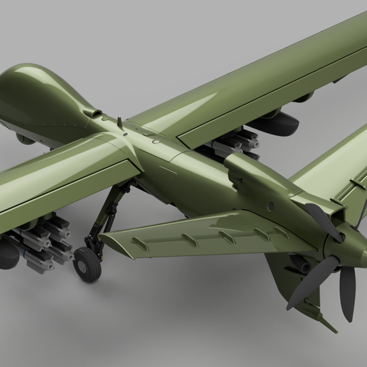 🦅 MQ Gray Eagle STOL UAS drone HIGH QUALITY 3D PRINT MODEL・ 3D File for ...