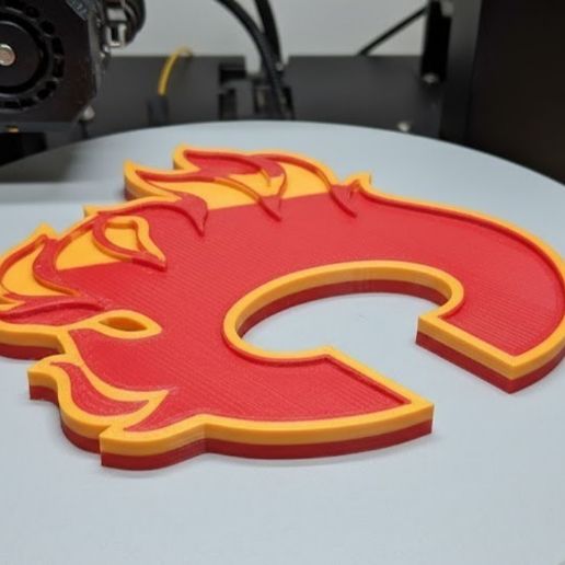 🖼️ Calgary Flames・ STL File for 3D printing・Cults