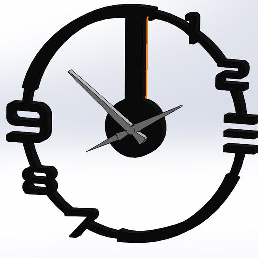 STL file Wall clock 🕰️ ・3D print design to download・Cults