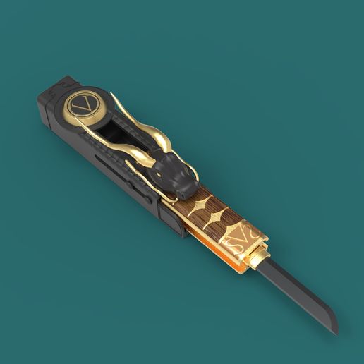 🙈 Assassin's Creed Shadows Hidden Blade - 3D Printable Cosplay Prop ...