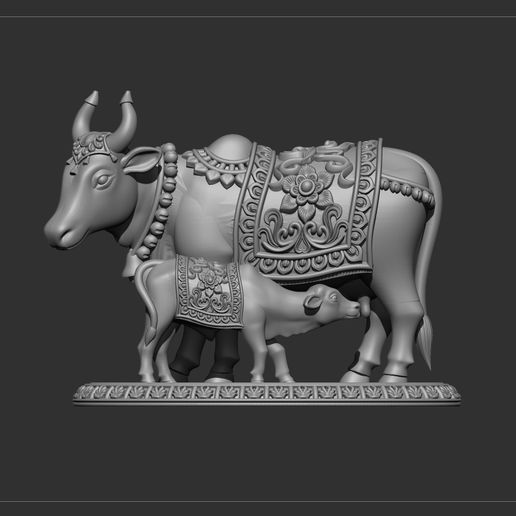 🐄 Cow and calf・ STL File for 3D printing・Cults