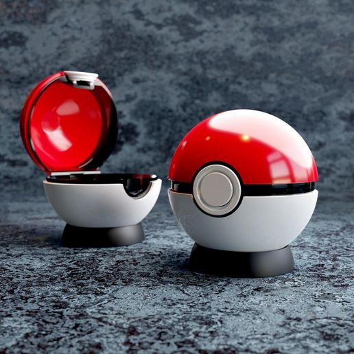 🐉 Pokemons - Pokeball - Normal Ball・ STL File for 3D printing・Cults