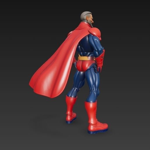 🦸 Classic Superhero – Comic-Style Action Hero 3D Model・ STL File for 3D ...