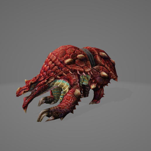 👹 MONSTER HUNTER VOLVIDON・Archivo STL Gratis para Impresión 3D・Cults
