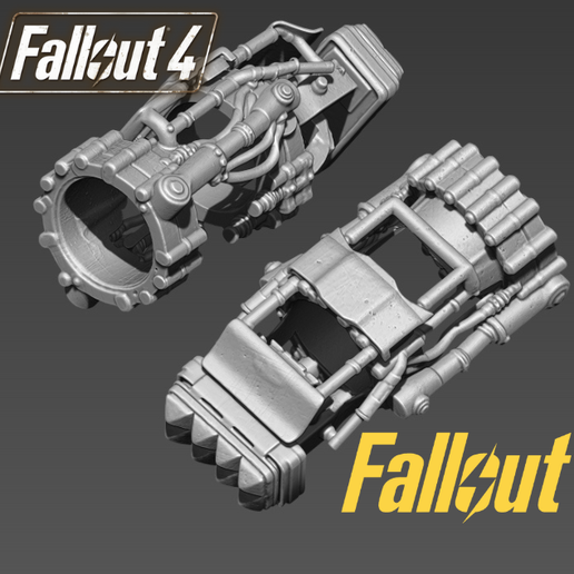 🔫 POWERFIST 3d model Fallout 4 / fallout series・ OBJ File for 3D ...