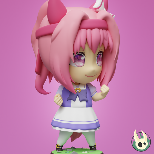 👾 Haru Urara Chibi - Uma Musume・ 3D File for 3D printing・Cults