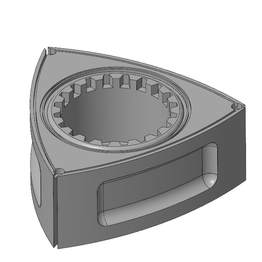 🪴 Wanker rotor planter - RX8 RX7 13b・ STL File for 3D printing・Cults