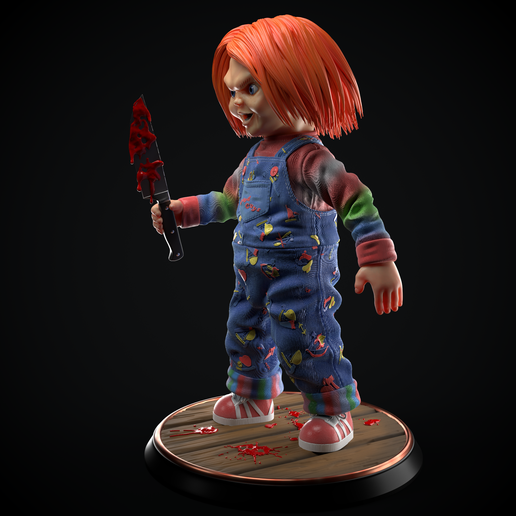 👾 Chucky (Charles Lee Ray)・ STL File for 3D printing・Cults