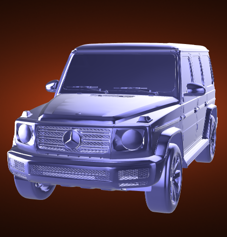 🏠 2020 Mercedes-Benz G-Class・ OBJ File for 3D printing・Cults
