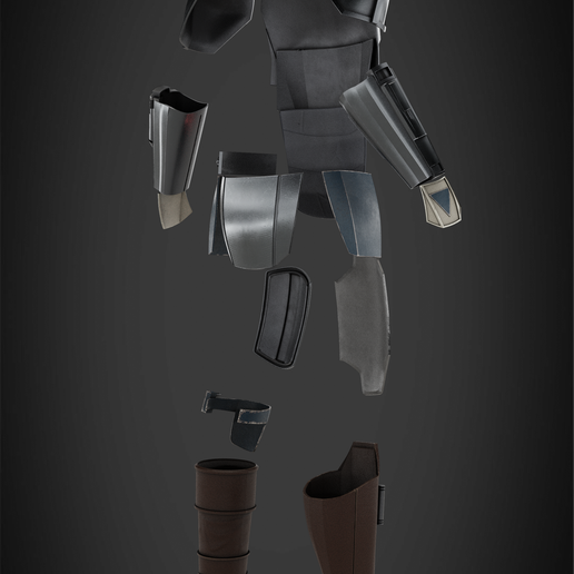 ⭐ The Mandalorian Mando Armor for Cosplay・ STL File for ・Cults