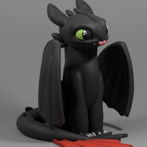 🐉 Chimuelo dragon・ STL File for 3D printing・Cults