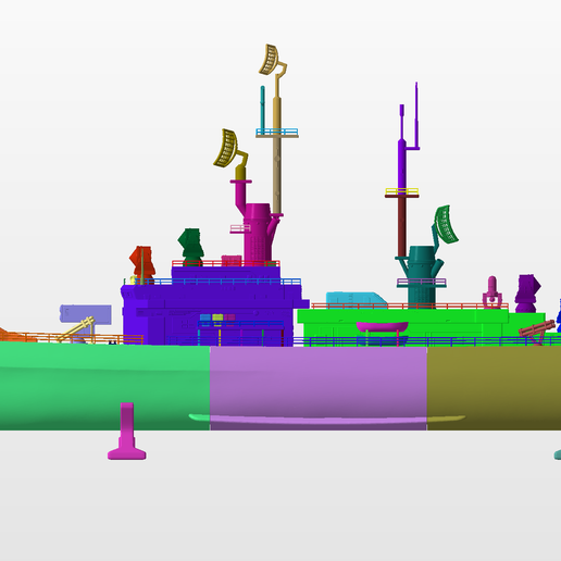 🪖 USS Leahy (DLG-16)・ 3D File for 3D printing・Cults