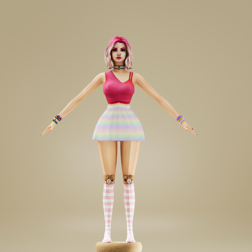 ♀️ Female character - The Sims・Free STL File for 3D printing・Cults