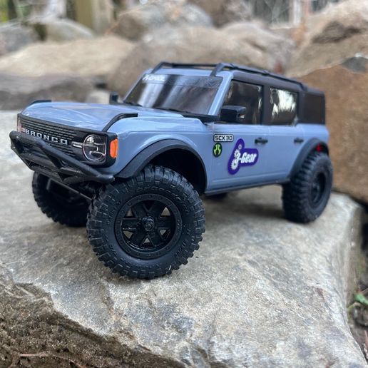 ⚽ Scx30 bronco prerunner front bumper.・Archivo STL para Impresión 3D・Cults