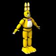 🎭 FNAF Springbonnie Full Body Wearable Costume with Head for 3D ...