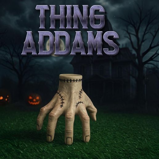 🧛 Thing Addams・ 3MF File for 3D printing・Cults