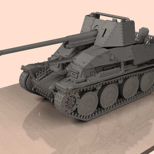 🪖 Marder III tank destroyers Panzer 38(t) - based (3 variants)・ STL ...