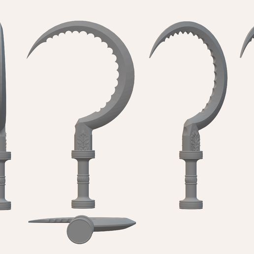 🗡️ Fearne Calloway Sickle・ STL File for 3D printing・Cults