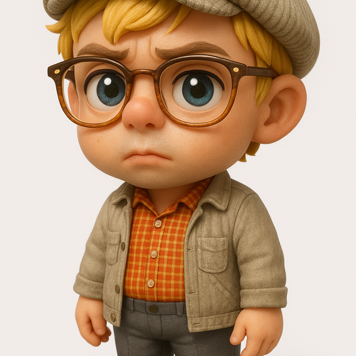 👾 Shurik STL - Hero of Soviet comedy・ STL File for 3D printing・Cults