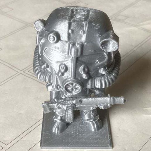 🎲 Fallout Power Armor Bobblehead・Free 3D File for ・Cults