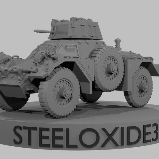 🚗 Ferret armored car・ STL File for 3D printing・Cults