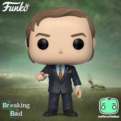 🎨 Saul Goodman funko pop・ STL File for 3D printing・Cults