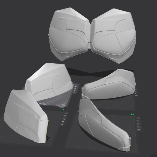 STL file batman up chest armor ⬆️ ・3D printing template to download・Cults