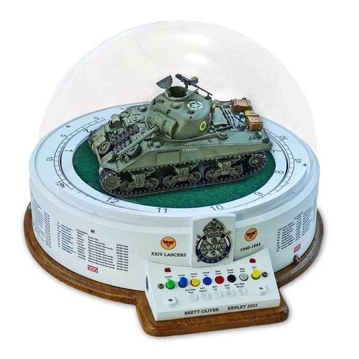 🪖 Sherman Tank Clock・Free 3D File for ・Cults