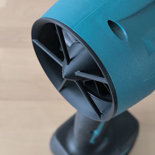 STL file Chinese blower fan (ONEVAN, GEEVORKS, GISAM, makita battery ...