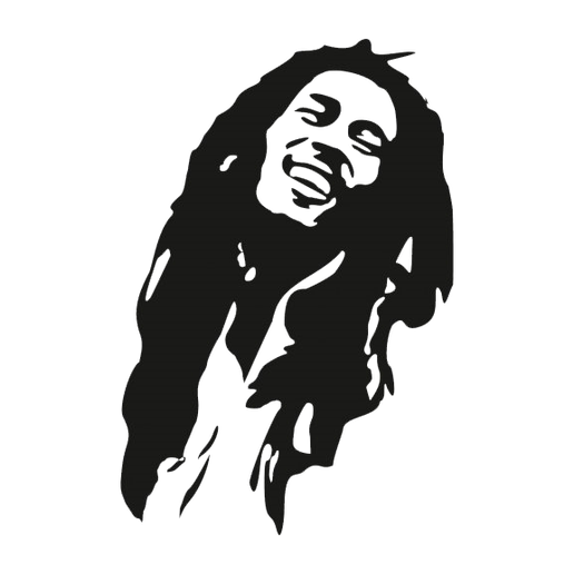 bob marley vector