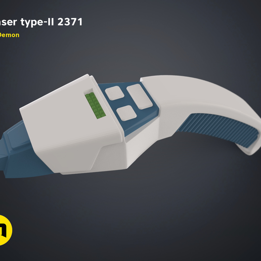 🔫 Phaser type-II 2371・ 3D File for ・Cults