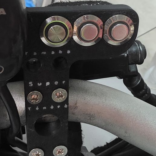 🏍️ Motorcycle Handel bar extra switch set bar・ 3MF File for 3D printing ...