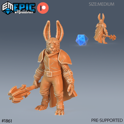 3D file Bunny Set A ‧ DnD Miniature ‧ Tabletop Miniatures ‧ Gaming ...