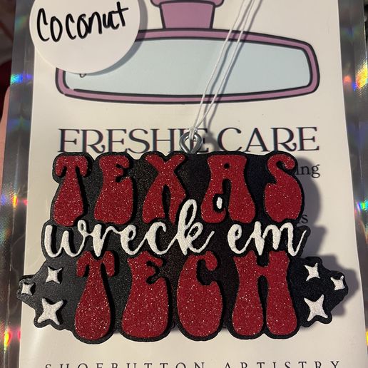 📦 Texas Tech Wreck 'Em Freshie Mold - 3D Model Mold Box for Silicone ...