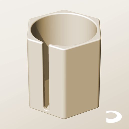 Free STL file CH96-120-S Slotted Modular Stacking Storage Boxes Bins ...