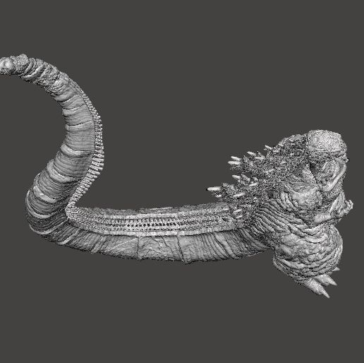 👹 SHIN GODZILLA KAIJU MONSTER MINIATURE MODEL GAMES RPG DND・ STL File ...