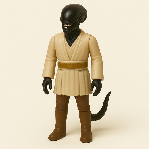 👽 Jedi Xenomorph 3.75 / 1:18・ STL File for 3D printing・Cults