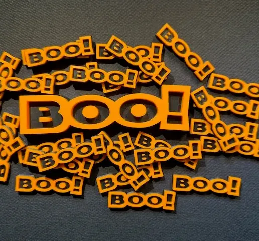 STL file Halloween Boo!!! Pins 🎃 ・3D printer design to download・Cults