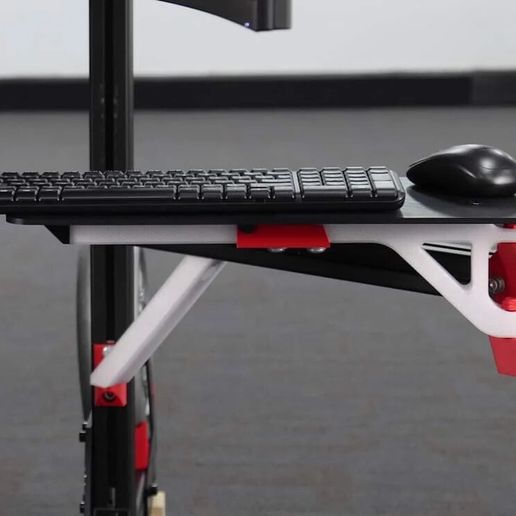 ⌨️ Simracing keyboard tray for aluminium profile cockpit・Free 3D File ...