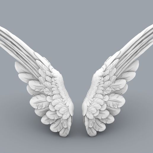STL file angel wings 3d model 3D print 👼 ・3D print object to download・Cults