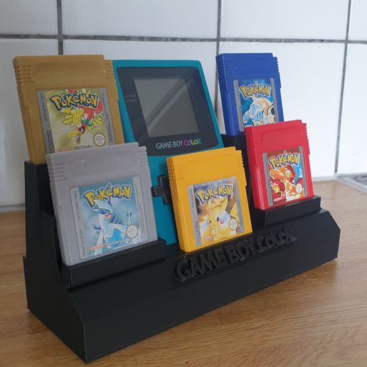 🎨 GameBoy Color Holder – Retro Gaming Display Stand・ STL File for 3D ...